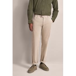 Bugatti Herren Cordhose, beige, Gr. 40, unifarben, 95% Baumwolle, 4% Polyester, 1% Elasthan, Hosen, aus elastischer Baumwolle