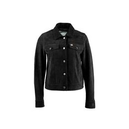 still nordic Damen Outdoorjacke "still nordic Jacket Hayley", schwarz, Gr. S, Obermaterial: 100% Leder, Jacken