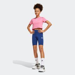 Jungen Trainingsanzug "JG TR-ES 3S SET", pink, Gr. 170, adidas Sportswear, Obermaterial: 100% Polyester. Obermaterial 2: 80% Polyester, 20% Elasthan,