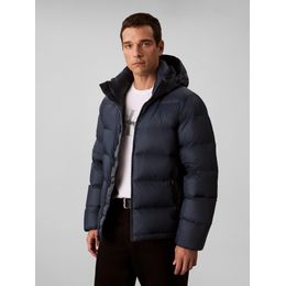 Jungen Steppjacke "LS NYLN ZP OFF HD DW", schwarz, Gr. S, Calvin Klein Jeans, unifarben, Web, Obermaterial: 100% Polyamid, Jacken, Mit