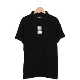 Barbour Poloshirt Herren Gr&ouml;&szlig;e XL Second Hand schwarz