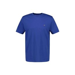Gant Herren T-Shirt "T-Shirt Reg Shield 1er Pack", blau, Gr. XXL, Obermaterial: 100% Baumwolle CO., Shirts
