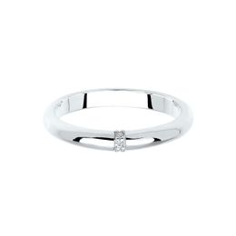 Elli DIAMONDS Damen Verlobungsring "Diamant 0.045 ct. Klassik Verlobung 925 Silber", 56mm, P1 = bei 10-facher Vergr&ouml;&szlig;erung erkennbare Einschl&uuml;sse,