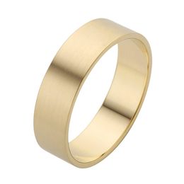 Firetti Damen Trauring "Schmuck Geschenk Gold 375 Hochzeit Ehering Trauring "LIEBE"", 17, ohne Brillanten, Gelbgold 375, 6mm, gold, Gelbgold 375,