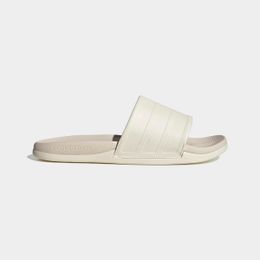 Damen Badesandale "ADILETTE COMFORT 2.0 BADESCHLAPPEN", adidas Sportswear, Gr. 38sanftes wei&szlig;, chalk wei&szlig;, chalk wei&szlig;, Synthetik, Schuhe