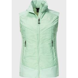 Sch&ouml;ffel SCH&Ouml;FFEL Damen Funktionsweste "Hybrid Vt Style Blaueis WMS", gr&uuml;n, Gr. 36, Oberstoff: 86% Nylon, 14% Elasthan. Oberstoff Vorderteil: 100% Nylon.