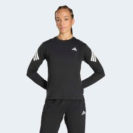 Laufshirt adidas Performance "adi365/// LS W", Damen, Gr. M, schwarz, Obermaterial: 100% Polyester, Rundhals, Shirts Laufshirt