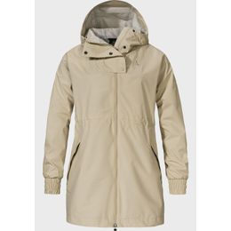 Sch&ouml;ffel SCH&Ouml;FFEL Damen Parka "Parka Style Bohorok WMS", beige, Gr. 34, Oberstoff: 100% Polyester; (Membran: Thermoplastisches Polyurethan); Futter: 100%