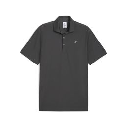 Puma Herren Poloshirt "Puma x REIGNING CHAMP MATTR Jacquard Golfpolo Herren"dusky gray, Gr. L, clean, Obermaterial: 13% Elasthan, 87% Polyester;