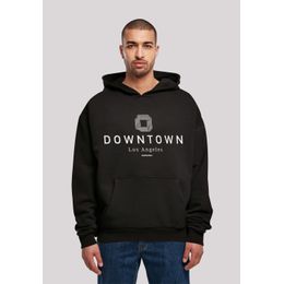 F4NT4STIC Herren Kapuzenpullover "Downtown LA OVERSIZE HOODIE", schwarz, Gr. XL, Obermaterial: 100% Baumwolle, Pullover, Print