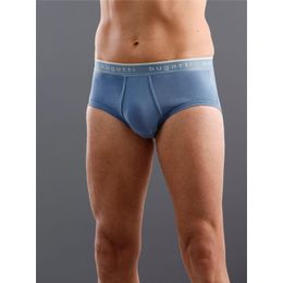 Bugatti Herren Slip, Gr. 8, blau, 100% Baumwolle, Unterhosen