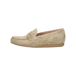 Paul Green Damen Mokassin "Paul Green Mokassin Veloursleder", Gr. 38beige, Veloursleder, Schuhe