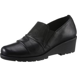 Damen Slipper schwarz, Gr&ouml;&szlig;e 39