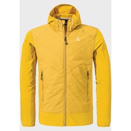 Sch&ouml;ffel SCH&Ouml;FFEL Herren Funktionsjacke "Hybrid Jk Style Blaueis MNS", gelb, Gr. 56, Oberstoff: 86% Nylon, 14% Elasthan; Oberstoff Vorderteil: 100% Nylon;