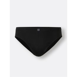 Herren Slip, Gr. 6, schwarz, 100% Baumwolle, Unterhosen