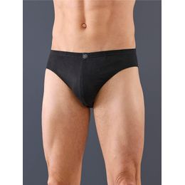 Herren Slip, Gr. 7, schwarz, 100% Baumwolle, Unterhosen