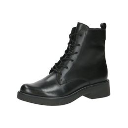 Schn&uuml;rstiefelette Caprice "Caprice Stiefelette Nappaleder", Damen, Gr. 38, schwarz, Nappaleder, Schuhe Schn&uuml;rstiefelette