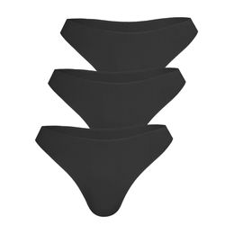 Nina von C. Damen Jazz-Pants Slips "3er Pack Damen Jazzpant Secret", Gr. 46, schwarz, Stoff, Obermaterial: 95% Polyamid PA. 5% Elasthan EL.,
