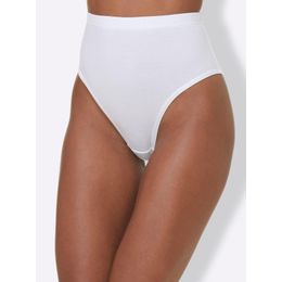 wäschepur WÄSCHEPUR Damen Jazz-Pants Slips, Gr. 36, weiß, 95% Baumwolle, 5% Elasthan, Unterhosen