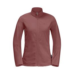 Jack Wolfskin Damen Fleecejacke "TAUNUS FZ W", rot, Gr. XL, Hauptmaterial: 100% Polyester (recycled); Futter: 100% Polyester (recycled), Jacken