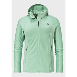 Sch&ouml;ffel SCH&Ouml;FFEL Damen Fleecejacke "Fleece Hoody Style Cascata WMS", gr&uuml;n, Gr. 44, Oberstoff: 94% Polyester, 6% Elasthan, Jacken