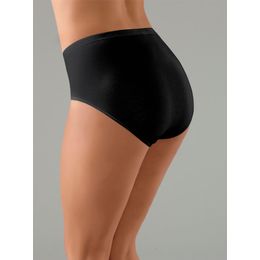 Mey Damen Slip, Gr. 50, schwarz, 97% Baumwolle, 3% Elasthan, Unterhosen