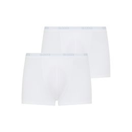 Sloggi Jungen Boxershorts "Men Basic", Gr. 4, weiß, Single Jersey, Obermaterial: 94% Baumwolle, 6% Elasthan, Unterhosen, Single Jersey,
