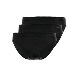 Ammann Herren Slip "3er Pack Mini Slip Day Modern / Cotton & More", Gr. 8, schwarz, Single Jersey, Obermaterial: 57% Modal CMD. 35% Baumwolle CO. 8%