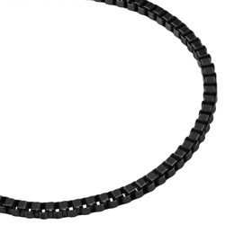 True Rebels Herren Armband "TR344", 23, Edelstahl, schwarz, Edelstahl, Armb&auml;nder