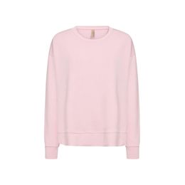 Strickpullover soyaconcept "Soya Concept Sweater SC-BANU", Damen, Gr. S, 4120 rose, Obermaterial: 48% Modal, 48% Polyester, 4% Elasthan, Pullover Strickpullover