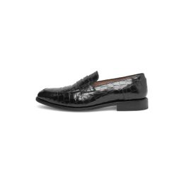 Henry Stevens Herren Loafer "Marshall PL", Gr. 44, schwarz, Leder, Schuhe