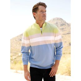 Catamaran Herren Strickpullover "Pullover", blau, Gr. 54, gemustert, gestreift, 100% Baumwolle, Pullover