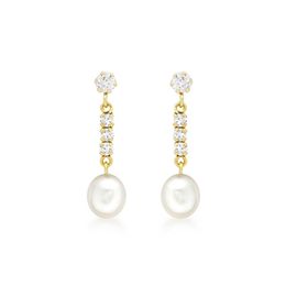 Lucardi Earrings 'Klassisch' female Gold size Onesize