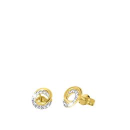 Lucardi Earrings 'Klassisch' female Gold size Onesize