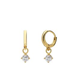 Lucardi Earrings 'Klassisch' female Gold size Onesize