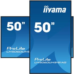 iiyama ProLite LH5060UHS-B1AG | Professionelles 50&prime;&prime; 4K UHD Digital Signage &ndash; Quer/Hochformat, 500 cd/m&sup2;, Android 11, FailOver, iiSignage&sup2;, 24/7