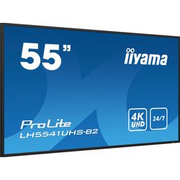iiyama ProLite LH5541UHS-B2 | 55 Zoll 4K UHD Digital Signage Monitor für 24/7 Dauerbetrieb