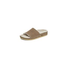 MUBB - Pantolette Nana, beige, Gr. 38 - Leder