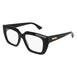 Bottega Veneta BV1032O Brille Damen | Fassung: Vollrand, Eckig, Schwarz