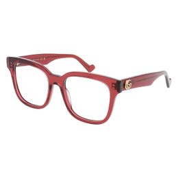 Gucci GG0958O Brille Damen | Fassung: Vollrand, Eckig, Burgunder Transparent