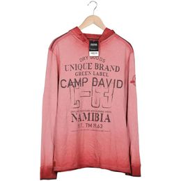 CAMP DAVID Kapuzenpullover Damen Gr&ouml;&szlig;e XL Second Hand pink