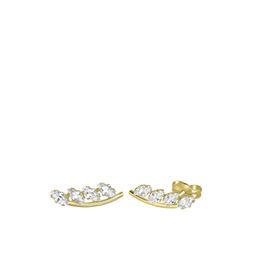 Lucardi Earrings 'Klassisch' female Gold size Onesize