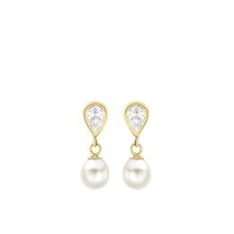 Lucardi Earrings 'Klassisch' female Gold size Onesize