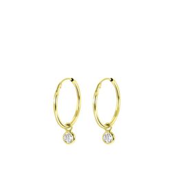 Lucardi Earrings 'Klassisch' female Gold size Onesize