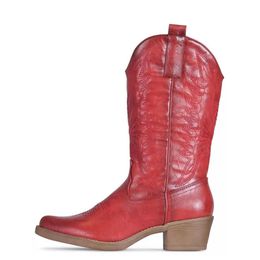 Smile Favorites Cowboy Boots female Red size 42