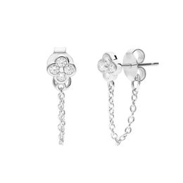 Lucardi Earrings 'Klassisch' female Silver size Onesize