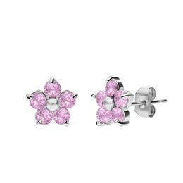 Lucardi Earrings female Pink, Silver size Onesize