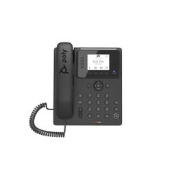 Poly CCX 350 Business-Medientelefon f&uuml;r Microsoft Teams und PoE-f&auml;hig, schwarz