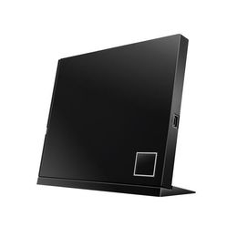 ASUS SBC-06D2X-U externes Slim Blu-Ray BDXL Combo (6x BD-R Lesen, 8x DVD&plusmn;R, 6x DVD&plusmn;R DL, 5x DVD-RAM, USB 2.0) inkl. Cyberlink Power2Go, Hochglanz Schwarz