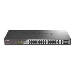 DLink D-Link DSS-200G-28MP/E, 28-Port Desktop Gigabit PoE Surveillance Switch